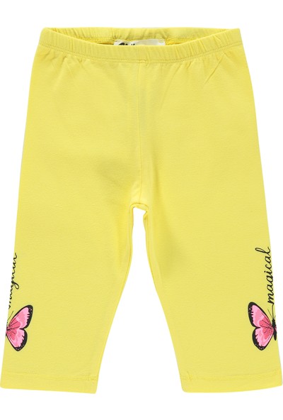 Civil Girls Kız Çocuk Tayt 2-5 Yaş Sarı