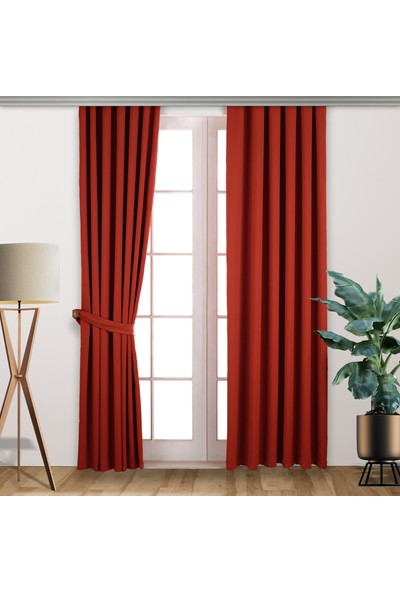 Vagonik Blackout / Karartma Fon Perde Kırmızı