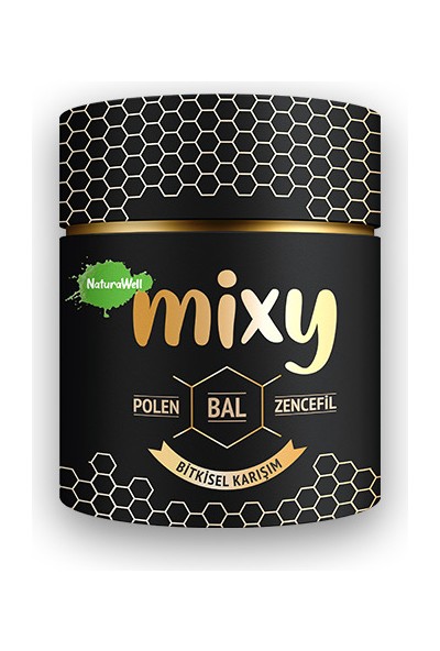 Naturawell Mixy Bal Polen Zencefil Bağışıklık Destekleyici Bitkisel Karışım 230GR Naturawell Mixy Bal Polen Zencefil Bağışıklık Destekleyici Bitkisel Karışım 230GR