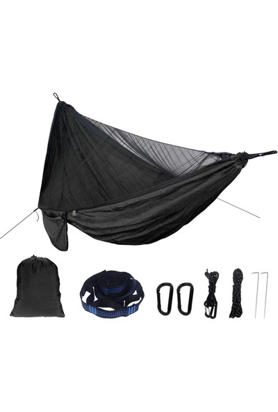 Homyl Sivrisinek Netleştirme ile Kamp Hamak Asılı Uyku Yatağı Salıncak Siyah (Yurt Dışından) Homyl Sivrisinek Netleştirme ile Kamp Hamak Asılı Uyku Yatağı Salıncak Siyah (Yurt Dışından)