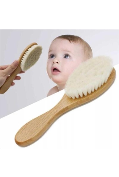 Cosmonis %100 Doğal Keçi Kılı Bebek Saç Fırçası (Extra Yumuşak) Cosmonis %100 Doğal Keçi Kılı Bebek Saç Fırçası (Extra Yumuşak)