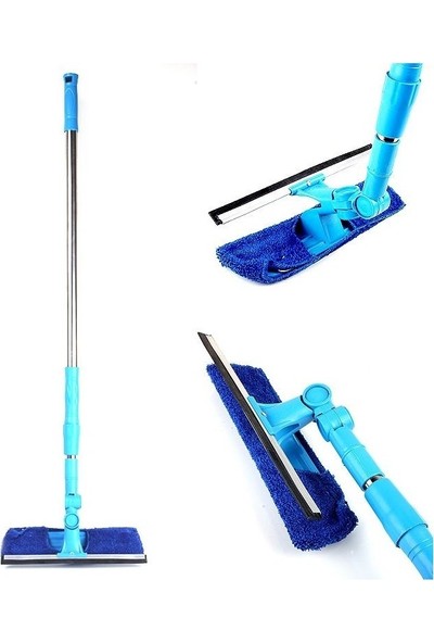 Sarya Life Cam Silme Aparatı - Teleskopik Çekçekli Mikrofiberli - Dev Boy