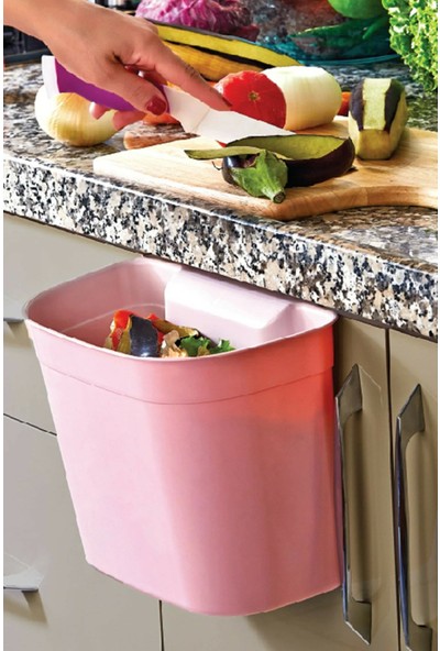 Sarya Life Dolap Kapağına Asılan Çöp Kovası Büyük Boy