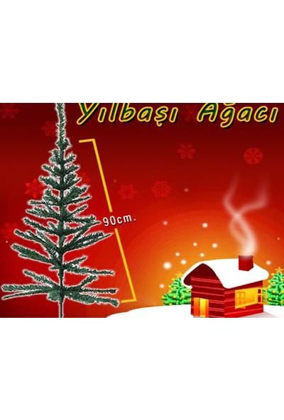 Tecimevi Yılbaşı Çam Ağacı Gür Dallar 90 cm