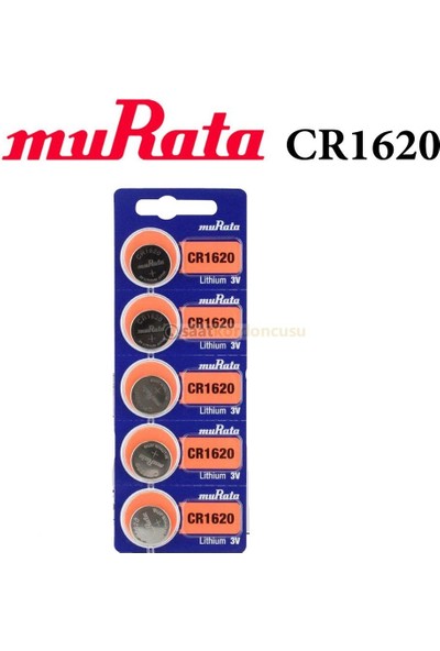 Murata CR1620 Saat ve Cihaz Için Orjinal Pil Murata CR1620 Saat ve Cihaz Için Orjinal Pil