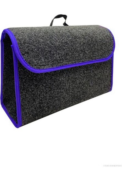 Tegin Bagaj Çantası Bagaj Düzenleyici Orta Boy Mavi Kenar