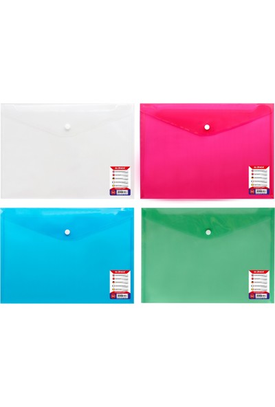 Globox A4 Çıtçıtlı Dosya Karışık 12'li Paket Globox A4 Çıtçıtlı Dosya Karışık 12'li Paket