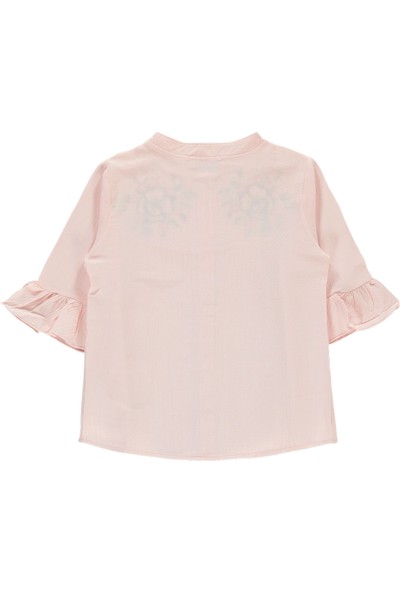 Civil Girls Kız Çocuk Gömlek 6-9 Yaş Pudra