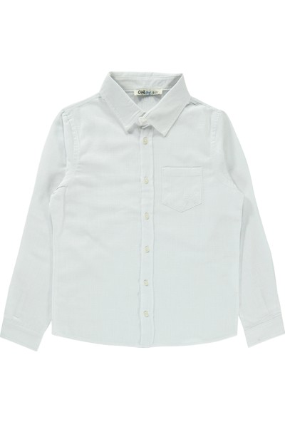 Civil Boys Erkek Çocuk Gömlek 10-13 Yaş Beyaz