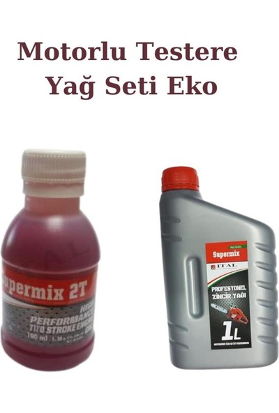 Motorlu Testere Yağ Seti Eko