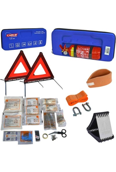 Bernam Carub Eva Lüx Belgeli 1 kg Söndürcülü Tam Trafik Seti Bernam Carub Eva Lüx Belgeli 1 kg Söndürcülü Tam Trafik Seti