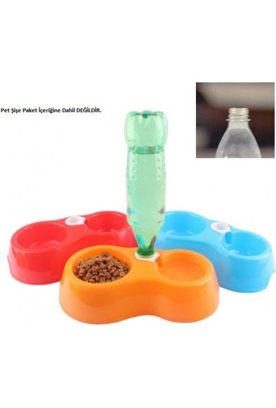 Bernam 1 Lt Şişe Uyumlu Su ve Mama Kabı