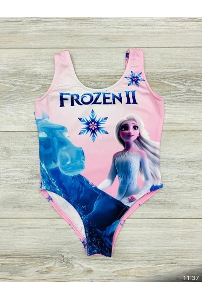 Rapapa Kız Çocuk Frozen Baskılı Mayo Pudra 0405- Rapapa Kız Çocuk Frozen Baskılı Mayo Pudra 0405-