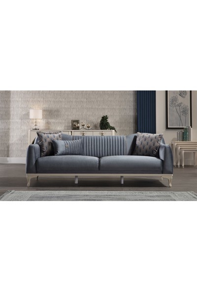Bellona Solven Üçlü Koltuk Mavi