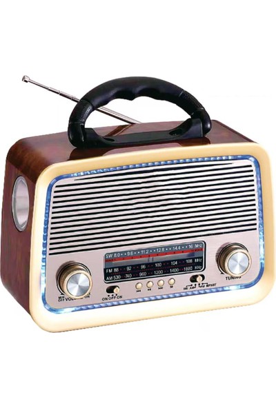 All Avcill 301 Şarjlı Nostaljik Görünümlü Fenerli Radyo Bluetoothlu Mp3 Çalar Radyo Müzik Kutusu All Avcill 301 Şarjlı Nostaljik Görünümlü Fenerli Radyo Bluetoothlu Mp3 Çalar Radyo Müzik Kutusu