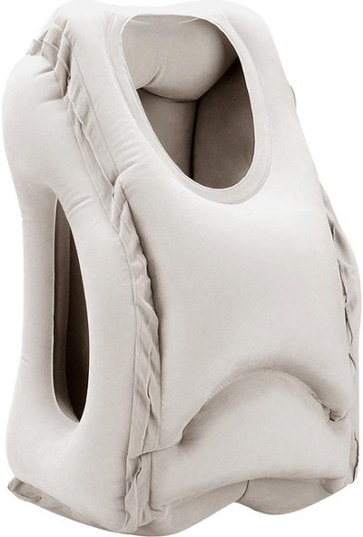 Şişme Seyahat Yastık Şekerleme Yastık Iş Ofis Otobüs Tren Uçak Gri Şişme Seyahat Yastık Şekerleme Yastık Iş Ofis Otobüs Tren Uçak Gri