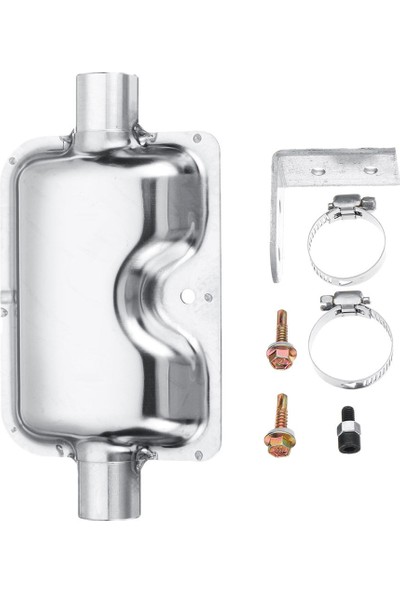 Çelik Egzoz Borusu Park Isıtıcı Susturucu Sistemi Susturucu 24MM Dayanıklı Çelik Egzoz Borusu Park Isıtıcı Susturucu Sistemi Susturucu 24MM Dayanıklı