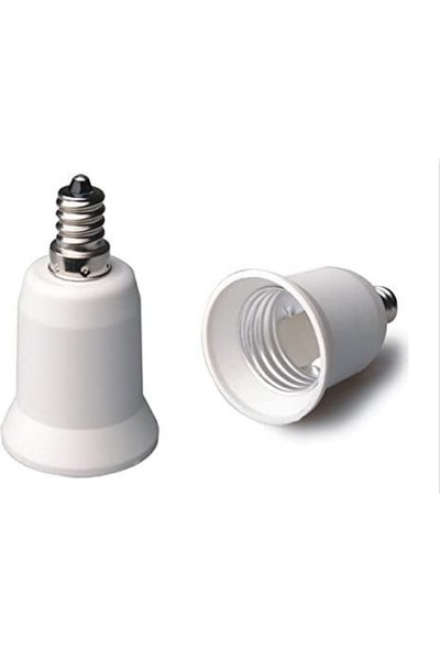 Hasyılmaz E14 - E27 Duy Dönüştürücü Adaptör - Mum Duy Standart Duy Çevirici Hasyılmaz E14 - E27 Duy Dönüştürücü Adaptör - Mum Duy Standart Duy Çevirici
