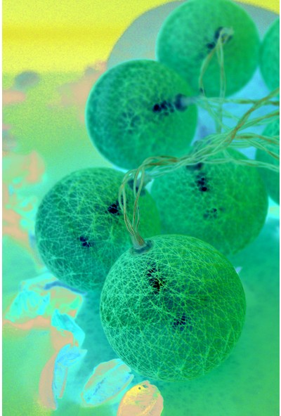 Dem Power 10'lu Sarı LED Işıklı 2 Metre Yuvarlak Top