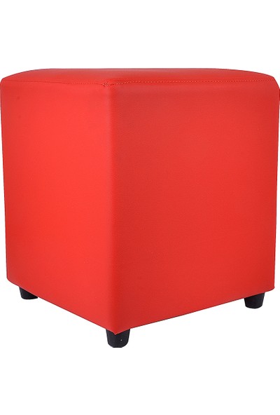 Puffrs Puf Koltuk Tabure Kare-Kırmızı Puffrs Puf Koltuk Tabure Kare-Kırmızı