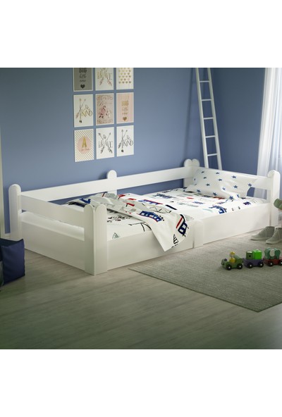 Tulip Life Montessori Karyola Beyaz (90 x 190 Cm) Yatak Uyumlu Çocuk Yatağı 202 Tulip Life Montessori Karyola Beyaz (90 x 190 Cm) Yatak Uyumlu Çocuk Yatağı 202