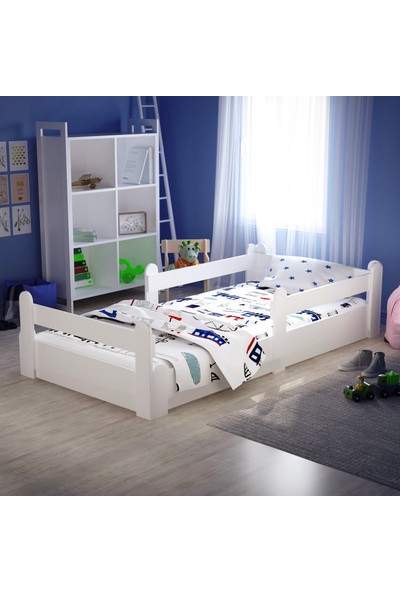 Tulip Life Montessori Karyola Beyaz (90 x 190 Cm) Yatak Uyumlu Çocuk Yatağı 217 Tulip Life Montessori Karyola Beyaz (90 x 190 Cm) Yatak Uyumlu Çocuk Yatağı 217