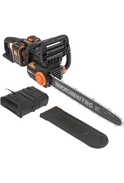 Worx WG385E 40VOLT 4.0AH Li-Ion 40CM Profesyonel Şarjlı Kömürsüz Zincirli Testere Worx WG385E 40VOLT 4.0AH Li-Ion 40CM Profesyonel Şarjlı Kömürsüz Zincirli Testere