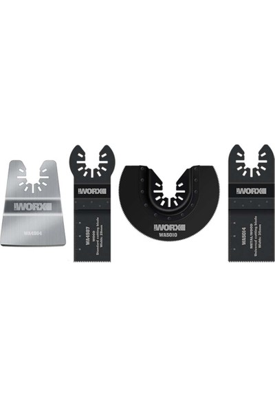 Worx WA5092 4 Parça Universal Metal, Ahşap Kesme ve Raspalama Aksesuar Seti Worx WA5092 4 Parça Universal Metal, Ahşap Kesme ve Raspalama Aksesuar Seti