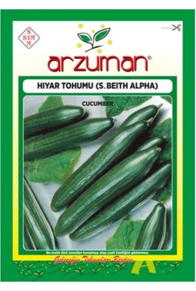 Arzuman Turuncumega Arzuman Tohum Hıyar (S.beıth Alpha)