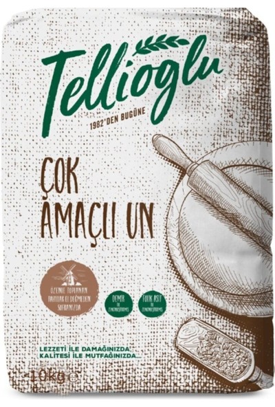 Tellioğlu Tellioğlu çok Amaçlı Un 10 kg Tellioğlu Tellioğlu çok Amaçlı Un 10 kg