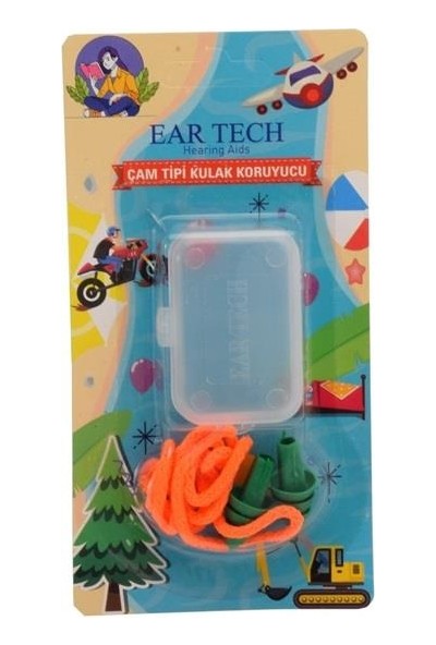 Ear Tech Çam Tipi Ipli 2 Li Kulak Tıkacı Ear Tech Çam Tipi Ipli 2 Li Kulak Tıkacı