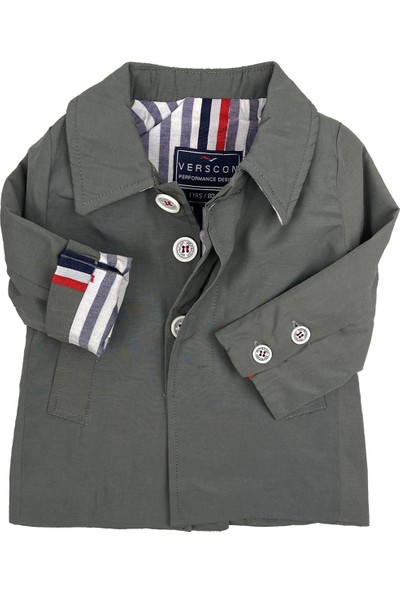 Yırtmaçlı Bebek Trençkot