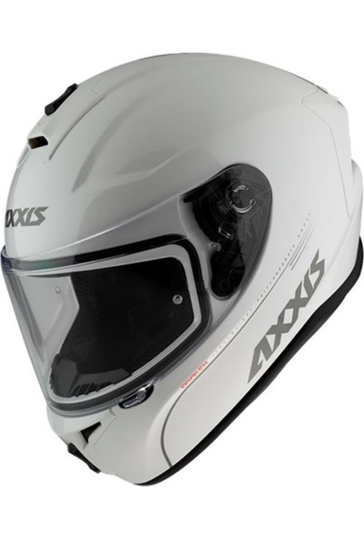 Axxis Draken Solid Parlak Beyaz Motosiklet Kaskı Axxis Draken Solid Parlak Beyaz Motosiklet Kaskı