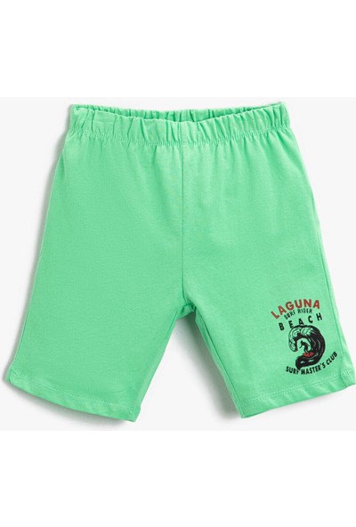 Koton Surf Baskılı Şort Pamuklu