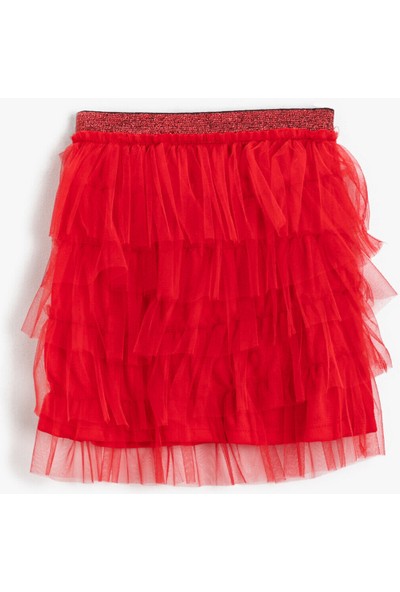 Koton Kız Çocuk Tütü Etek Beli Simli Lastikli