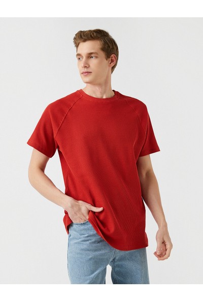 Koton Reglan Kol Basic Tişört