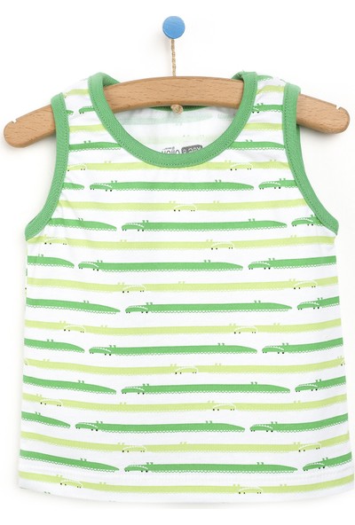 Hello Baby Basic Erkek Bebek Atlet Tshirt