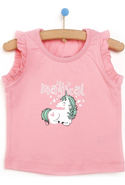 Hello Baby Basic Kız Bebek Atlet Tshirt
