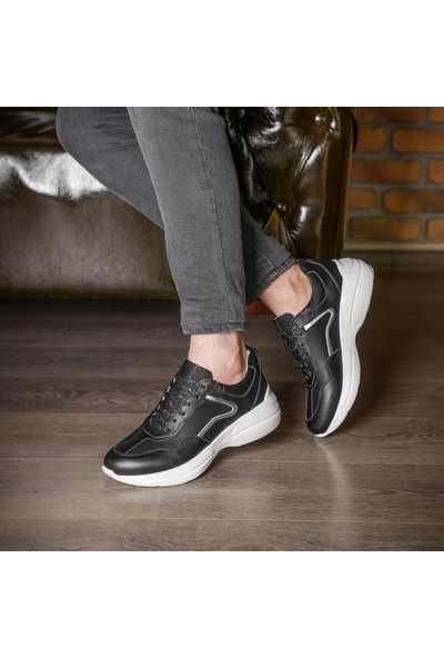 Itallano 0510 Deri Siyah Garni Erkek Sneaker Ayakkabı Itallano 0510 Deri Siyah Garni Erkek Sneaker Ayakkabı