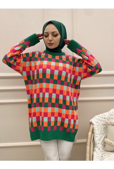 Karzen Renkli Triko Kazak Karzen Renkli Triko Kazak