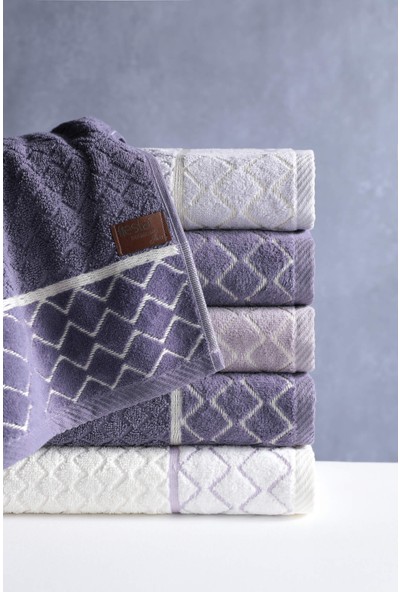 Fiesta Diamond 6lı Antibakteriyel Havlu Seti 50X90 - Renkli