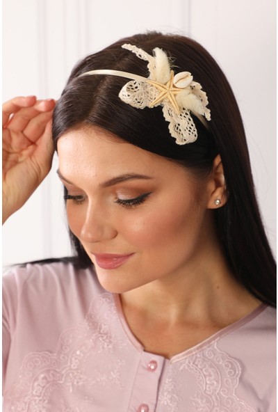 Aster Deniz Yıldız Detaylı Lohusa Tacı Aster Deniz Yıldız Detaylı Lohusa Tacı