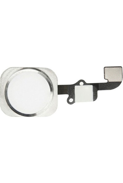 Nokta Teknik iPhone 6 / 6 Plus Home Tuş Bordu Film Orta Tuş - Beyaz