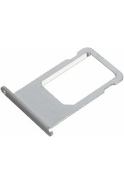 Nokta Teknik iPhone 6 Sim Yuvası Sim Kızağı (Sim Tepsisi) - Gri Silver Nokta Teknik iPhone 6 Sim Yuvası Sim Kızağı (Sim Tepsisi) - Gri Silver