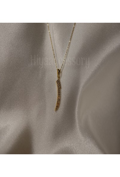 Hiya Accessory Elif Desenli Kolye Gold Hiya Accessory Elif Desenli Kolye Gold