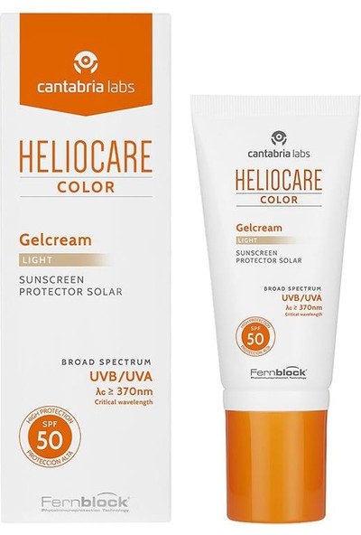Cantabria Labs Heliocare Color Gelcream Light SPF50 Renkli Güneş Kremi 50 ml Cantabria Labs Heliocare Color Gelcream Light SPF50 Renkli Güneş Kremi 50 ml