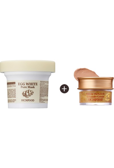 Skinfood Egg White Pore Mask + Salmon Concealer (2) Skinfood Egg White Pore Mask + Salmon Concealer (2)
