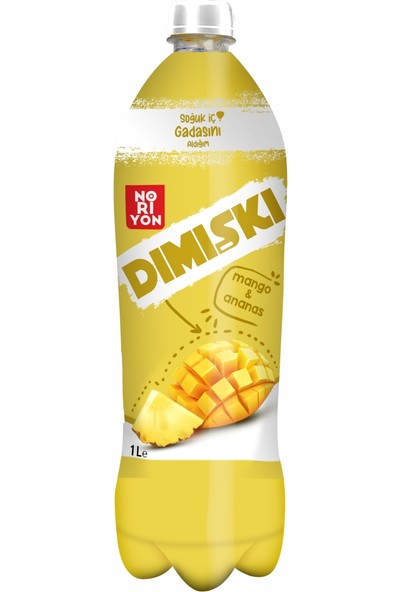 Noriyon Dımışkı Mango-Ananas Aromalı Gazlı İçecek 1000 ml x 6 Noriyon Dımışkı Mango-Ananas Aromalı Gazlı İçecek 1000 ml x 6