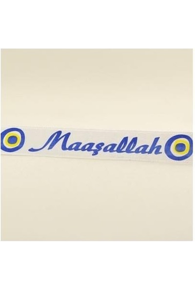 Carvonn Sünnet Düğünü Süsleri Maşallah Nazar Boncuklu Tül 1 mt