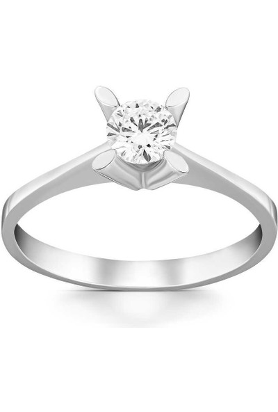 Luziana Pırlanta 0,40 Karat Tektaş Pırlanta Yüzük